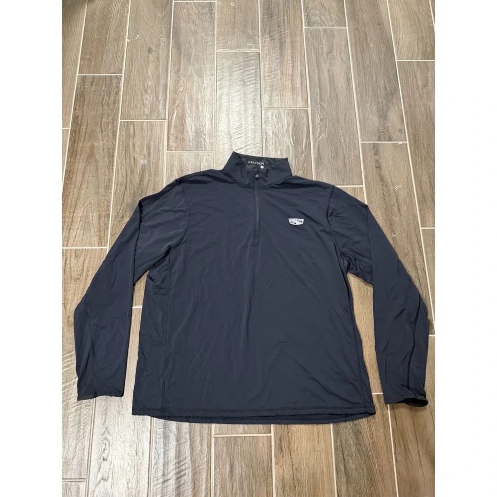 Greyson | Sweaters | Greyson Cadillac Golf Quarter Zip Mens Xxl Black ...